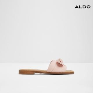 【ALDO】LAVINIA-質感簡約蝴蝶扭結平底涼拖鞋-女鞋(淺粉色)-momo購物網 - 好評推薦 - 2025年8月