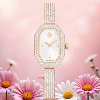【SWAROVSKI 施華洛世奇】Dextera Bangle 璀璨 手環式 手錶 女錶 禮物-30.5x19mm(5672992)-momo ...