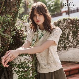【Diffa】格子織紋連袖線衫-女-momo購物網 - 好評推薦 - 2025年9月