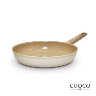 【CUOCO】北歐系列暖白仙子IH超級陶瓷不沾平底鍋(30cm)-momo購物網 - 好評推薦 - 2025年12月
