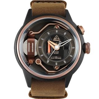 【THE ELECTRICIANZ】Nylon Mokaz Nato 45mm獨家電路發光手錶(ZZ-A1C/02-NLC)-momo購物網 ...