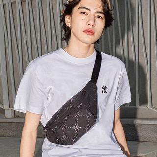 【MLB】腰包 Monogram系列 紐約洋基隊(3AHSM035N-50BKS)-momo購物網