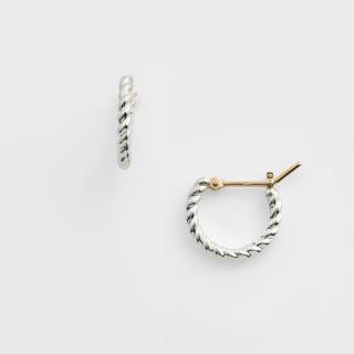 【agete】SV繩索耳環-momo購物網 - 好評推薦 - 2025年10月