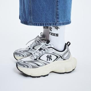 【MLB】厚底老爹鞋 運動休閒鞋 Winner Chunky系列 紐約洋基隊(3ASHWD15N-50IVS)-momo購物網