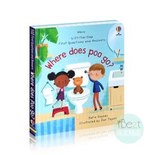 【iBezT】Where Does Poo Go(First Questions and Answers知識百科翻翻書)-momo購物網 ...