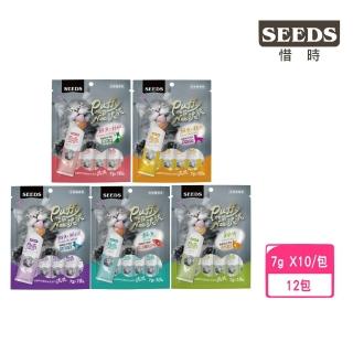 【Seeds 聖萊西】Puffy帕菲-Nee泥泥愛貓肉泥條（7gX10入）包*12包組(貓肉泥/貓零食)-momo購物網 - 好評推薦 ...