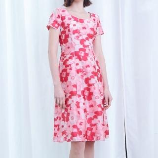 【NADIA LIN 林臣英】滿版花朵粉嫩洋裝(洋裝)-momo購物網 - 好評推薦 - 2025年10月