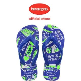 【havaianas 哈瓦仕】拖鞋 童鞋 兒童 夾腳拖 滑板 Kids Athletic 藍 4127273-2833K(哈瓦士)-momo ...