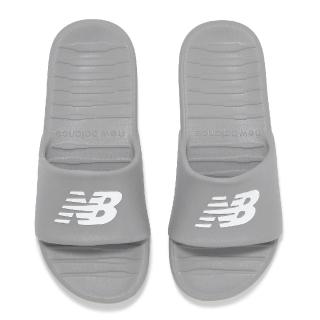 【NEW BALANCE】拖鞋 100 男鞋 女鞋 灰 白 一體式 防水 止滑 一片拖 NB(SUF100C1-D)-momo購物網 - 好評 ...