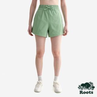 【Roots】Roots女裝- ATHLEISURE 平織短褲(尤加利綠)-momo購物網 - 好評推薦 - 2025年8月