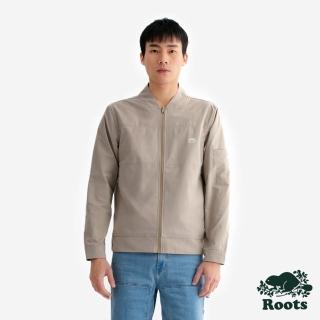 【Roots】Roots 男裝-ATHLEISURE REVERSABLE WOVEN 外套(沙漠色)-momo購物網