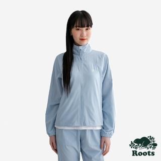 【Roots】Roots女裝- ATHLEISURE 平織外套(冰川藍)-momo購物網 - 好評推薦 - 2025年12月