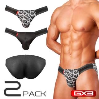 【GX3】日本 GX3 豹紋比基尼三角褲 運動比基尼綁帶內褲 2條裝 K2288-momo購物網 - 好評推薦 - 2025年9月