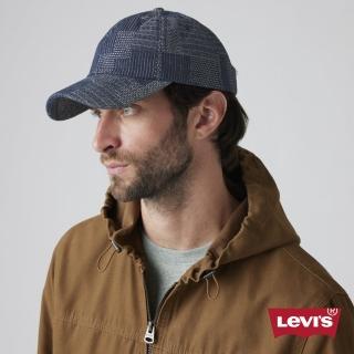 【LEVIS】可調式皮環丹寧棒球帽 / 精工刺繡Logo 人氣新品 D7589-0021-momo購物網