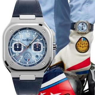 【Bell&Ross】BR-05系列 法國巡邏兵飛行表演隊 計時腕錶-42mm(BR05C-PAF-ST/SCA)-momo購物網 - 好評 ...