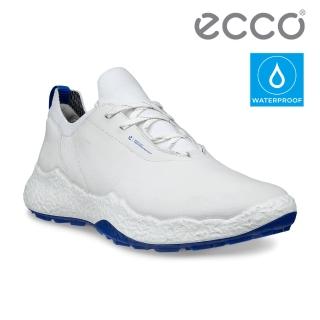 【ecco】M GOLF BIOM H5 健步襪套式真皮防水高爾夫球鞋 男鞋(白色/藍色 13801461109)-momo購物網 - 好評 ...