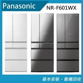 【Panasonic 國際牌】600公升日本製鏡面六門變頻電冰箱(NR-F601WX)-momo購物網