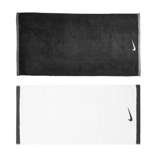 【NIKE 耐吉】FOUNDAMENTAL TOWEL毛巾80x35cm NET17010MD黑/NET17101MD白(純棉 吸水性佳 登山 ...