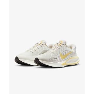【NIKE 耐吉】運動鞋 慢跑鞋 女鞋 W NIKE JOURNEY RUN 白灰 黃 緩震 路跑(FJ7765112)-momo購物網 ...