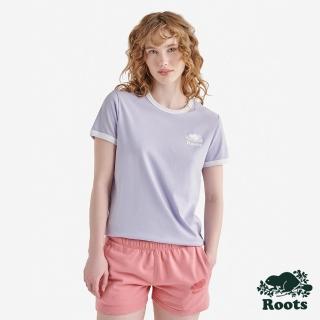 【Roots】Roots女裝- COOPER RINGER 短袖上衣(紫色)-momo購物網 - 好評推薦 - 2025年12月