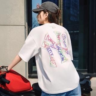 【MLB】短袖T恤 紐約洋基隊(3ATSB0953-50WHS)-momo購物網