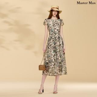 【Master Max】天絲棉清爽花布顯瘦短袖長洋(8511008)-momo購物網 - 好評推薦 - 2026年1月