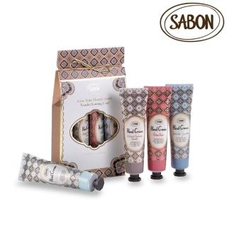 【SABON】官方直營 經典暢銷護手霜禮盒(護手霜30mlx4入/綠玫瑰+白茶+茉莉花語+經典PLV)-momo購物網 - 好評推薦 - 2025年10月