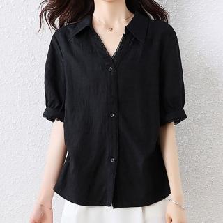 【麗質達人】6038黑色短版上衣-LY(L-5XL)-momo購物網 - 好評推薦 - 2025年5月