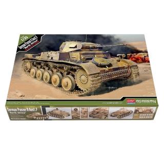 【PowerFalcon】1/35 德國II號坦克F型 北非戰場(Academy 13535 軍事模型)-momo購物網 - 好評推薦 ...