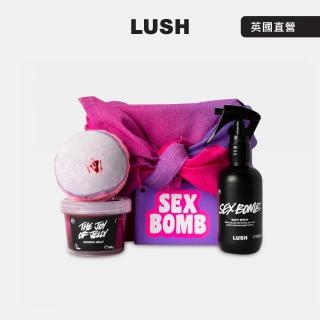 【LUSH 嵐舒】Sex Bomb 性感花香 身體噴霧禮盒(沐浴果凍/泡澡球/噴霧/花香/茉莉/依蘭依蘭)-momo購物網