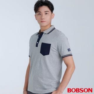 【BOBSON】男款配色POLO上衣(74015-83)-momo購物網 - 好評推薦 - 2025年12月