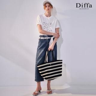 【Diffa】質感刷色牛仔九分長褲-女(丹寧)-momo購物網 - 好評推薦 - 2025年10月