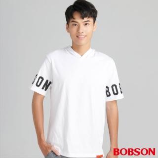 【BOBSON】男款連帽印圖上衣(71047-80)-momo購物網 - 好評推薦 - 2025年12月