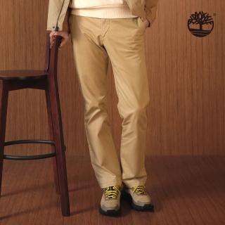 【Timberland 官方旗艦】男款檸檬黃直筒卡其長褲(A2BZADH4)-momo購物網