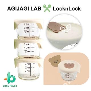 【LocknLock 樂扣樂扣】AGIJAGI LAB 聯名寶寶副食品耐熱玻璃調理盒230ml圓形3入組(玻璃保鮮盒可進電鍋加熱)-momo購物網 - 好評推薦 - 2025年8月