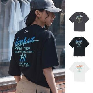 【MLB】抗UV短袖T恤 紅襪/洋基隊(3ATSB0653-多款任選)-momo購物網