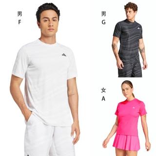 【adidas 愛迪達】上衣 男女款 短袖上衣 訓練 慢跑 多款任選(JN7096 JD0353 JG0979 JE0413 JG0978 ...