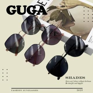 【GUGA】偏光太陽眼鏡 LADY GIRL優雅款(鍍金質感鏡框 視野清晰 UV400抗紫外線)-momo購物網 - 好評推薦 - 2025年12月