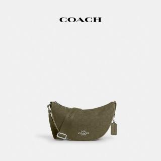 【COACH】蔻馳官方直營 PACE經典Logo單肩包 單肩手袋 肩背包 斜背包-灰橄欖色(CT822)-momo購物網