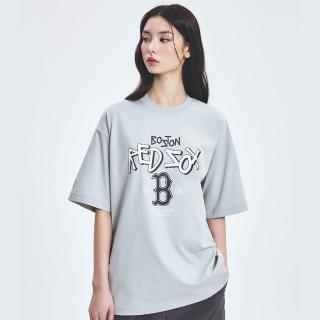 【MLB】短袖T恤 波士頓紅襪隊(3ATSB0553-43GRL)-momo購物網