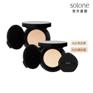 【Solone】極致裸肌氣墊粉餅 SPF50★★★★(2色可選)-momo購物網 - 好評推薦 - 2025年6月