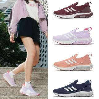 【adidas 愛迪達】健走鞋 Cloudfoam Walk Lounger 女鞋 懶人鞋 無鞋帶 休閒 愛迪達 單一價(ID4062 ...