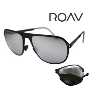【ROAV】美國洛杉磯品牌 GANG系列 輕量薄鋼折疊偏光太陽眼鏡 8601 13.61霧黑框水銀鍍膜偏光 公司貨-momo購物網 - 好評 ...
