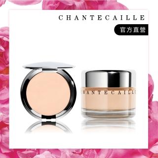 Chantecaille 香緹卡 輕透裸肌組 粉餅 未來肌粉底porcelain 粉底 長效持妝 零粉感 Momo購物網 好評推薦