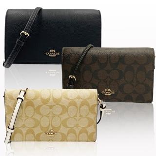 【COACH】經典LOGO長夾式WOC小斜背包(多色選一)-momo購物網 - 好評推薦 - 2025年6月
