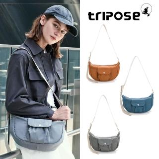 【tripose】DIAZ微皺尼龍輕量彎月斜背包-小(多色/肩背包/斜背包/尼龍/牛皮/2025新款上市)-momo購物網 - 好評推薦 - 2025年10月