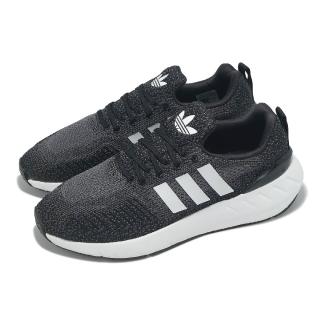 【adidas 愛迪達】休閒鞋 Swift Run 22 男鞋 黑 白 針織 透氣 愛迪達(GZ3496)-momo購物網 - 好評推薦 ...