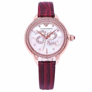 【EMPORIO ARMANI】蛇來運轉時尚秀優質女性腕錶-紅色-AR11646-momo購物網 - 好評推薦 - 2025年8月