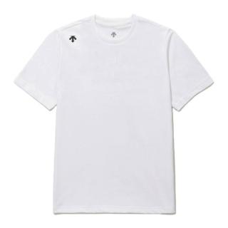 【DESCENTE】迪桑特 短袖上衣 男女 中性款 寬鬆版型 WORDING BACK GRAPHIC 白 DS25SSU521001 ...