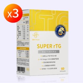 【365 PLUS】SUPER rTG 挪威rTG極光魚油 X3(高濃度rTG Omega-3 90%↑)-momo購物網 - 好評推薦 - 2025年9月